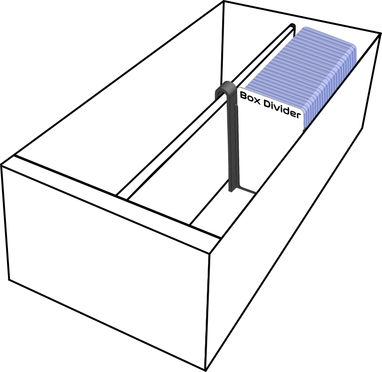 Premium Two Row Box Divider – SlabStand